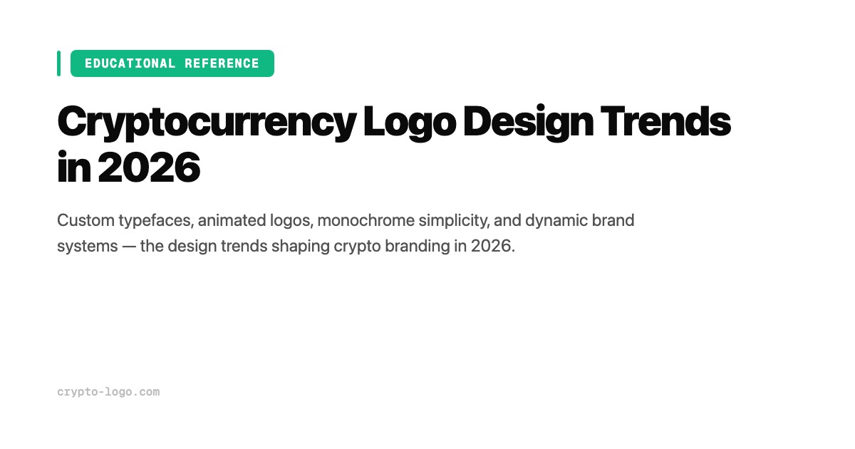 Cryptocurrency Logo Design Trends in 2026 | crypto-logo.com